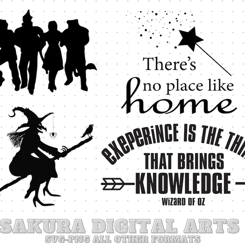 Wizard of Oz Clipart - Etsy