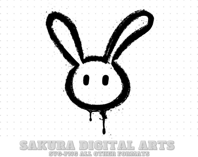 RABBIT Graffiti Svg/png Files , American Graffiti Files, Graffiti Art ...