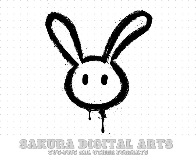RABBIT Graffiti Svg/png Files , American Graffiti Files, Graffiti Art ...