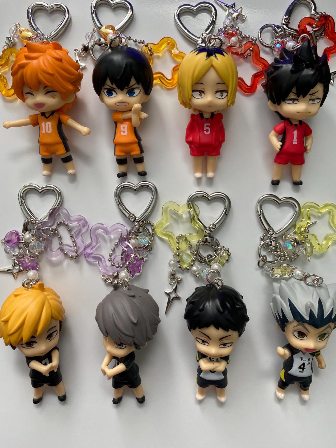 Haikyuu Figurine Keychains - Etsy