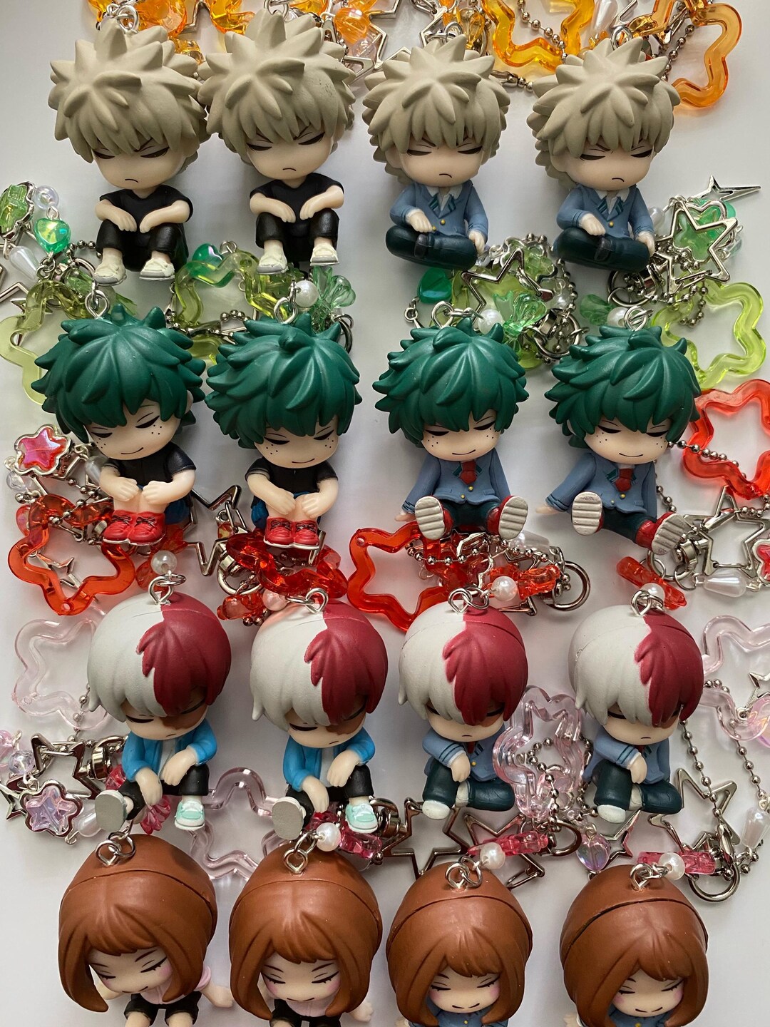 MHA Figurine Keychains - Etsy