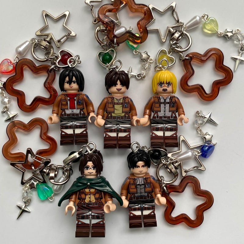 Anime Keychain - Etsy