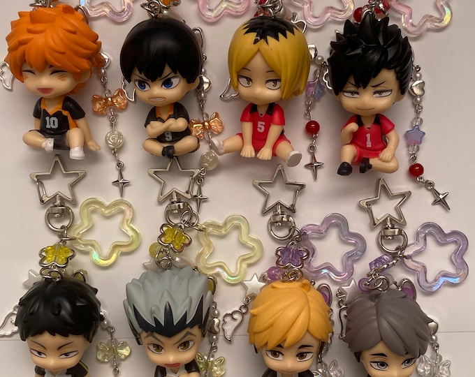 Haikyuu Figure Keychains - Etsy