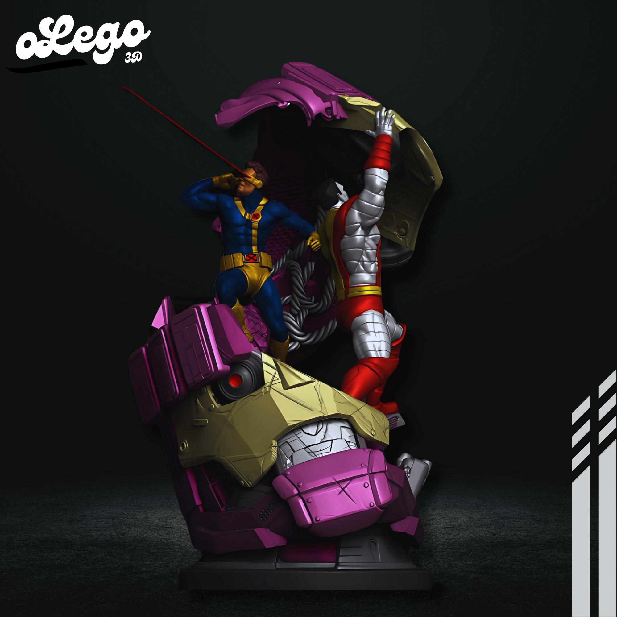 Cyclops-colossus Statue, Cyclops-colossus Stl 3D Printing, Cyclops ...