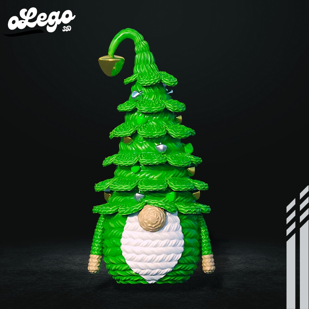 Christmas Tree Bust, Christmas Tree Bust Stl 3D Printing, Christmas ...