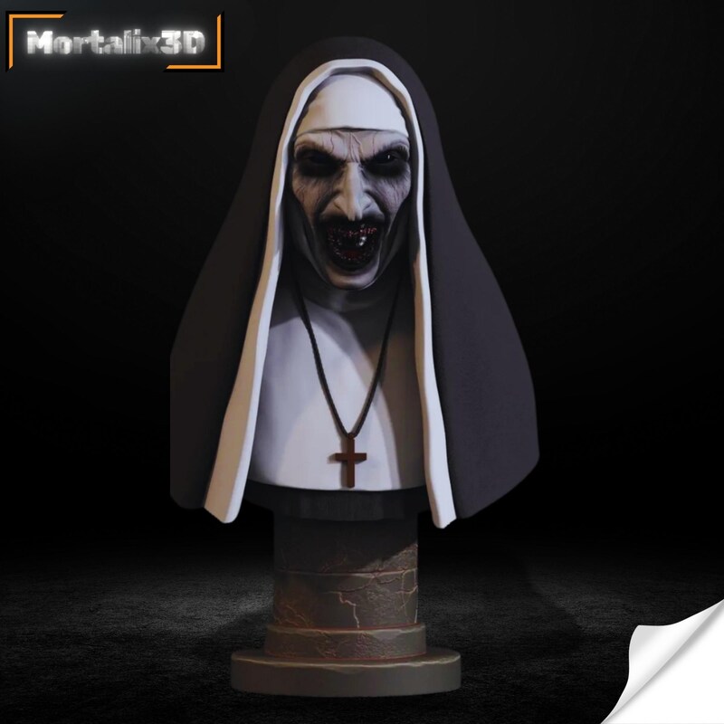 Nun 3d Print Horror - Etsy