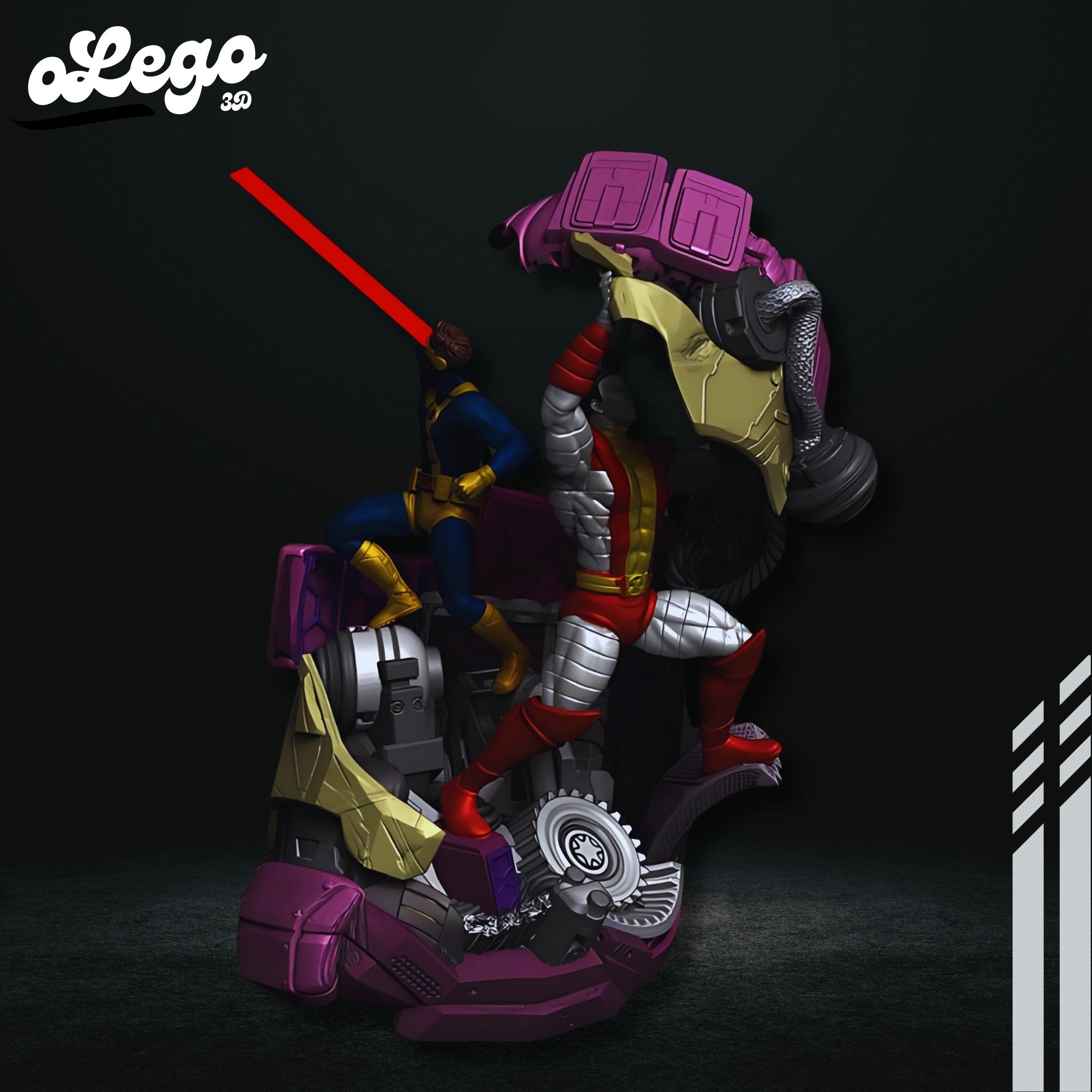 Cyclops-colossus Statue, Cyclops-colossus Stl 3D Printing, Cyclops ...