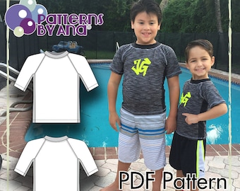 Rash Guard Pattern - Etsy