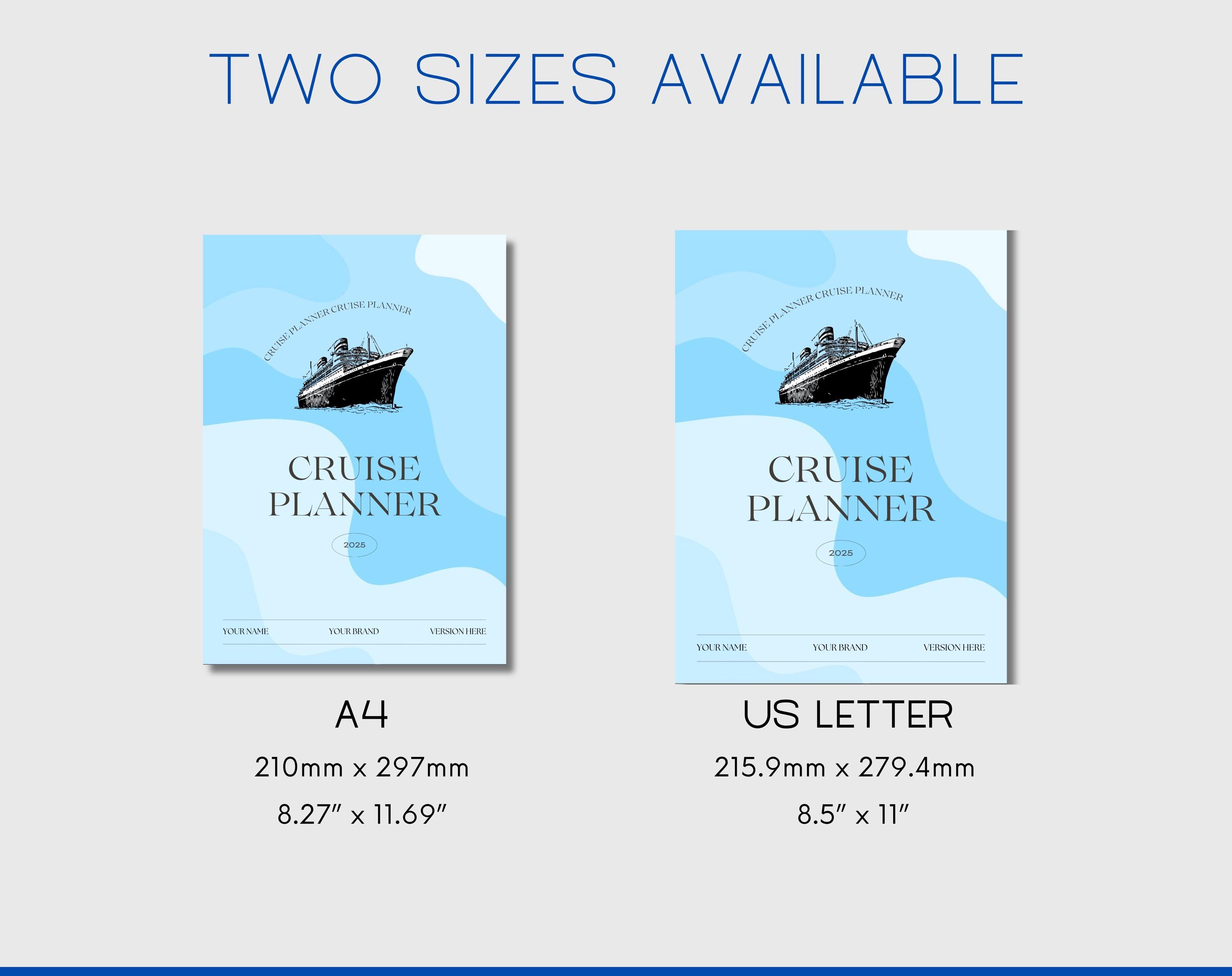 Printable Cruise Planner Canva Template Editable Vacation Checklist ...