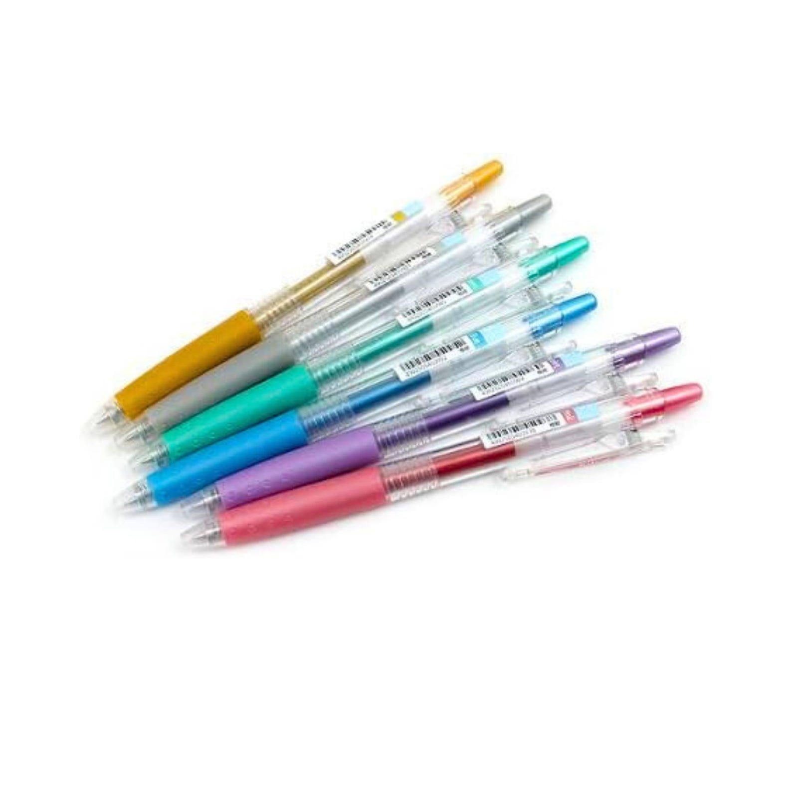 PILOT Gel Pen Juice 6 Color Set , Metallic 6 Color Set, Pastel 6 Color ...
