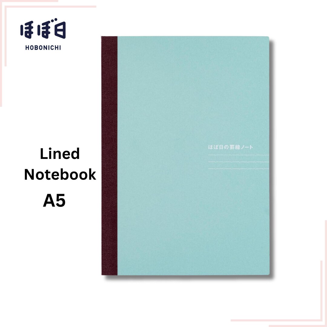 Hobonichi Note A5 Lined Notebook - Etsy