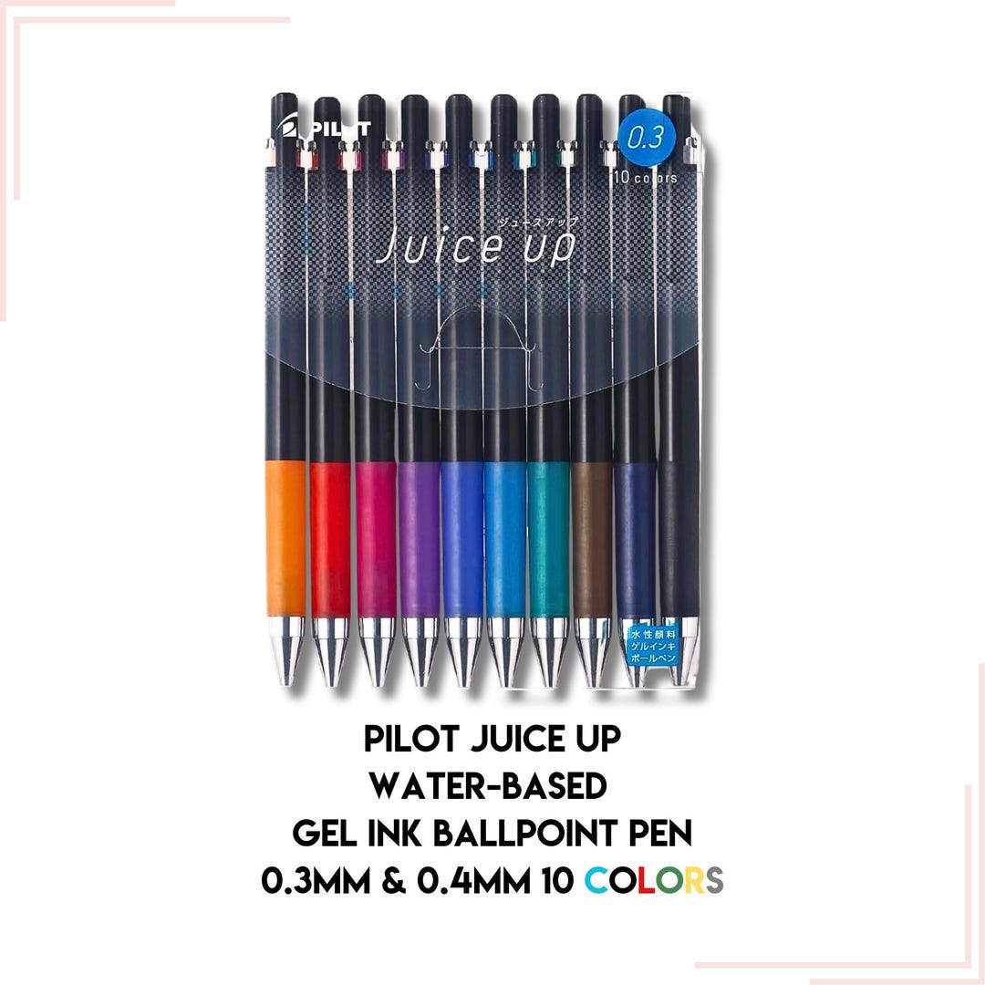 PILOT Juice Ultra Fine Point Water-based Pigment Gel Ink Ballpoint Pen ...