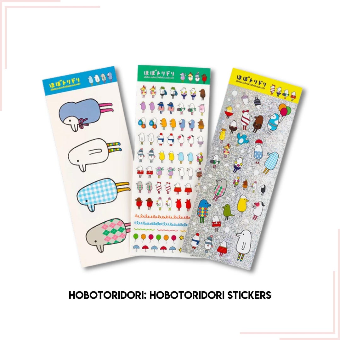 Hobonichi Hobotoridori Stickers - Etsy