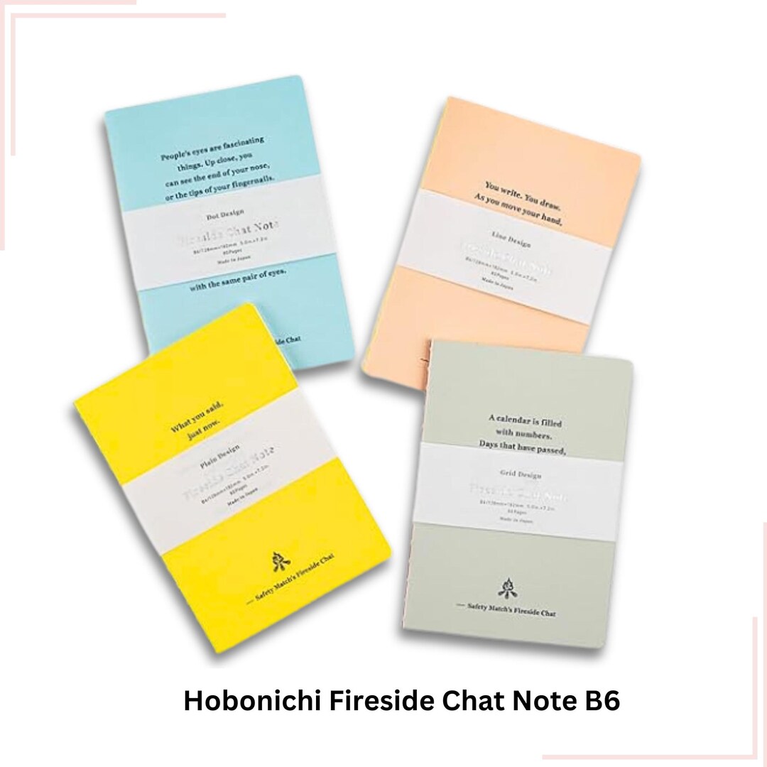 Hobonichi Techo Fireside Chat Note / Notebook B6 Size 80 Pages Grid ...