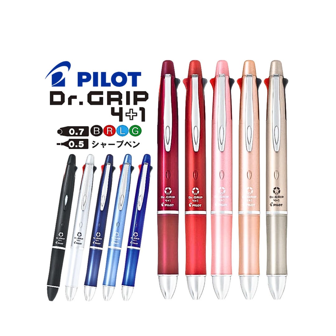 Pilot Dr. Grip 4+1 Multifuntional Pen Japan Best Selling Pen 0.7mm - Etsy