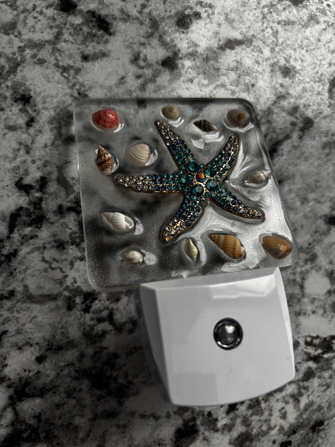 Nautical Star Fish Night Light Plug in With LED Auto Sensor From Dusk ...