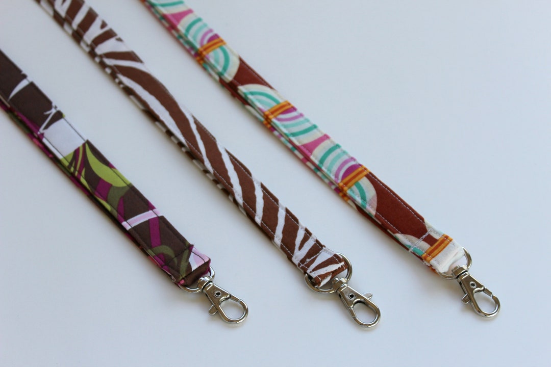 Purple Lanyard - Zebra Print Lanyard - Retro Lanyard - Keychain Lanyard ...