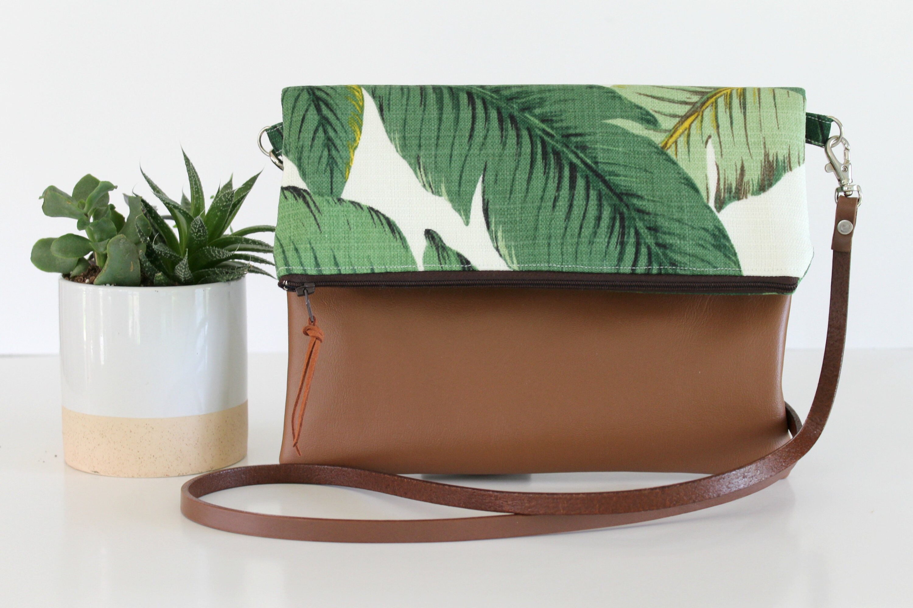 Foldover Crossbody Bag, Simple Crossbody Bag, JULIA Crossbody Purse ...