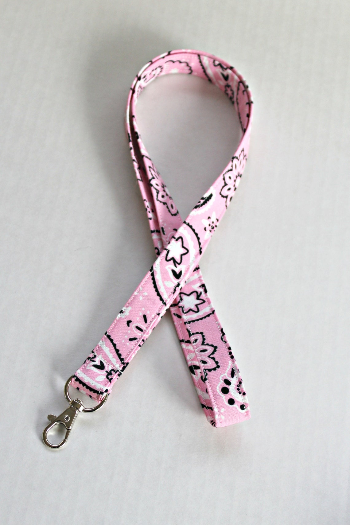 Pink Lanyard / Boho Lanyards / ID Badge Holder /cute Lanyard/ - Etsy