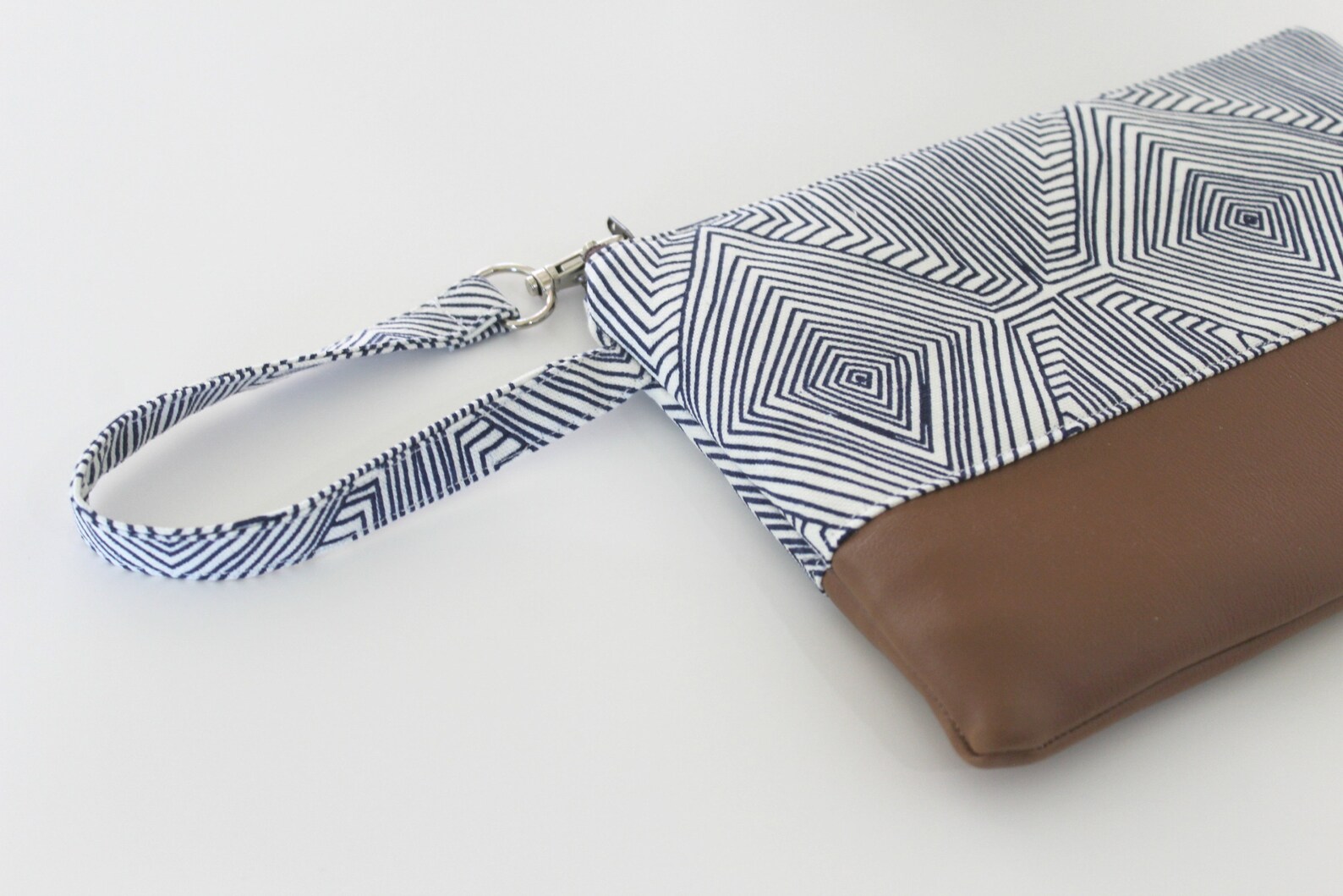 Blue Wristlet Zipper Clutch Zipper Pouch Wristlet Wallet - Etsy