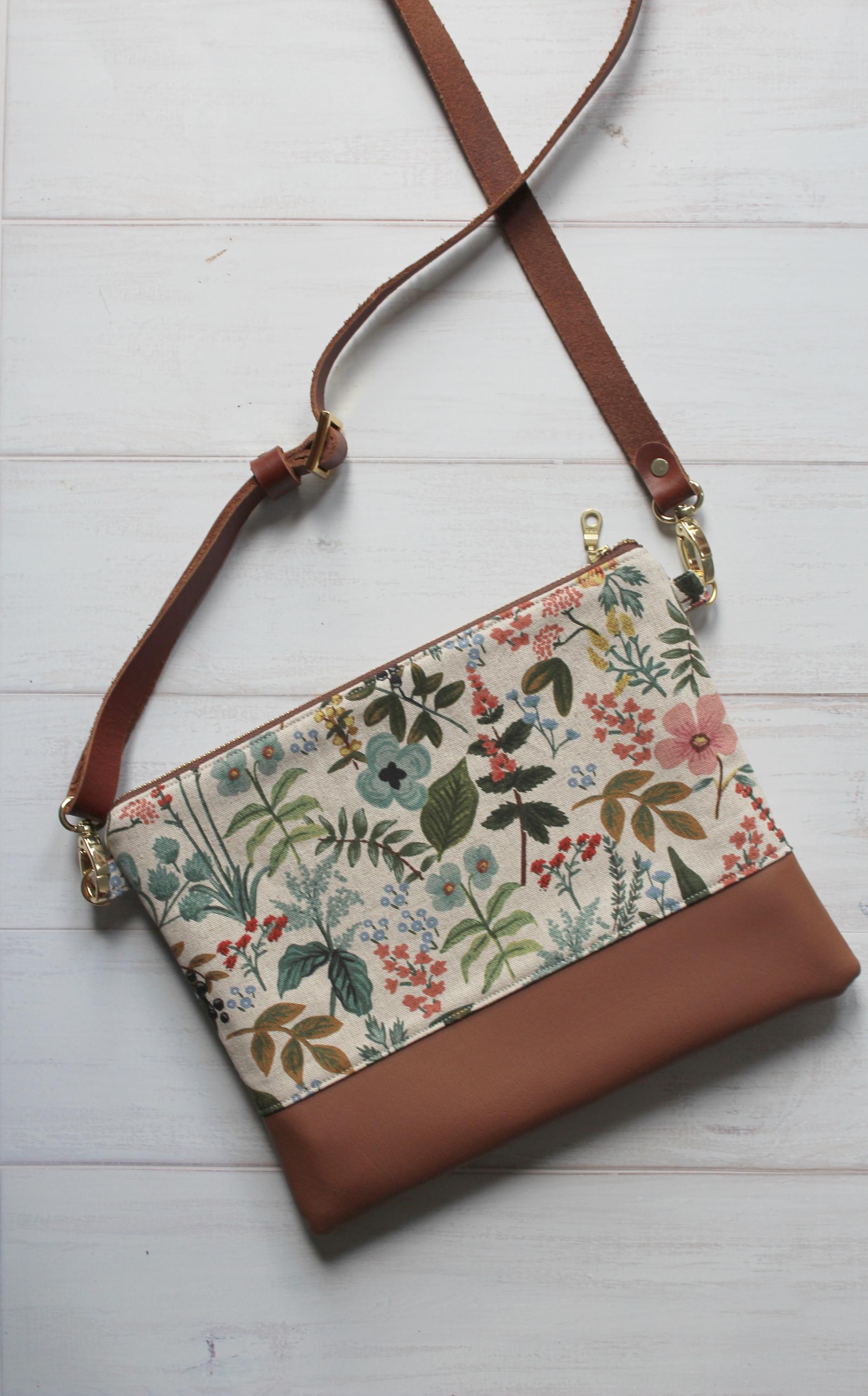 Small Crossbody Bag, Simple Crossbody Bag, Crossbody Purse, Floral ...