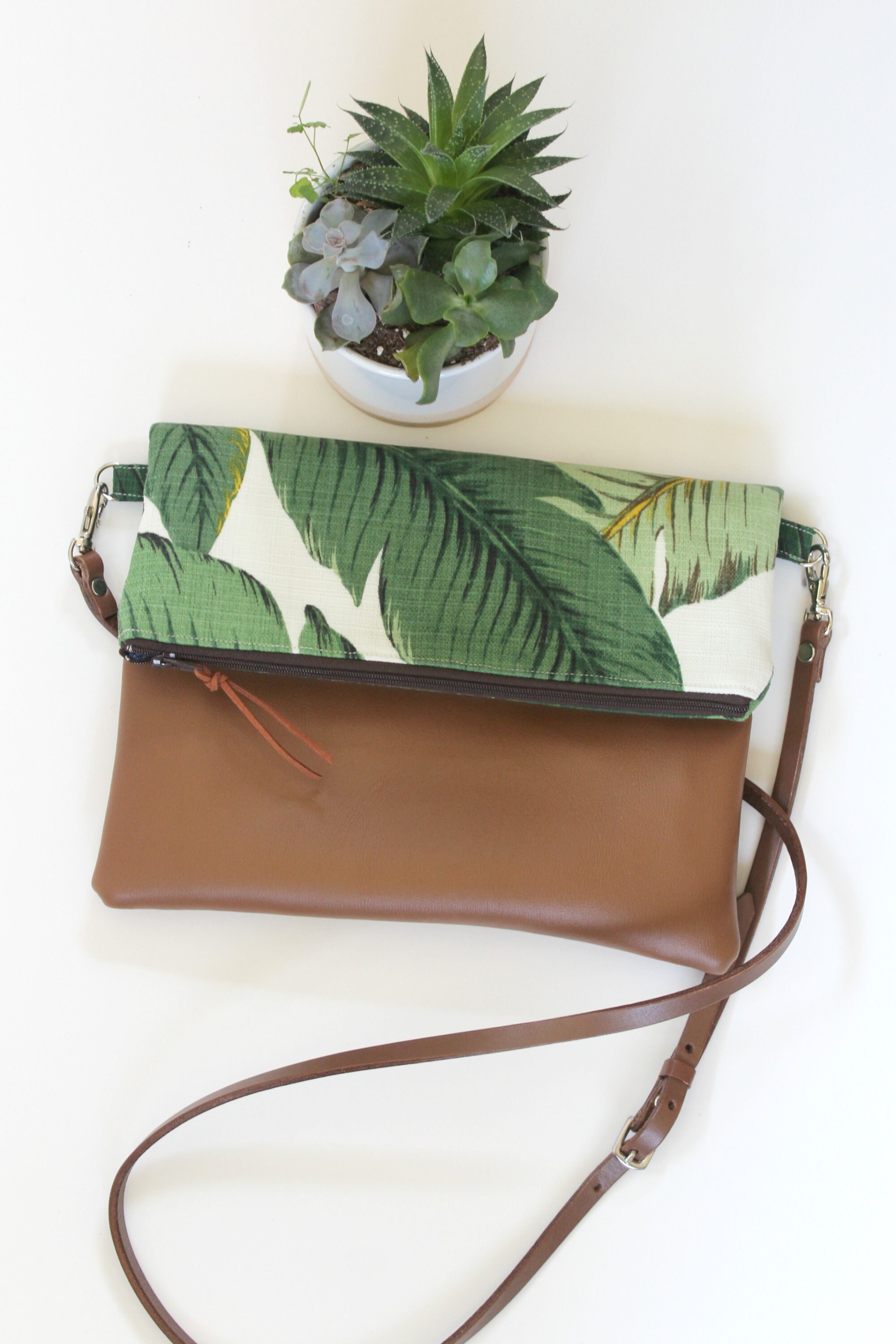 Foldover Crossbody Bag, Simple Crossbody Bag, JULIA Crossbody Purse ...