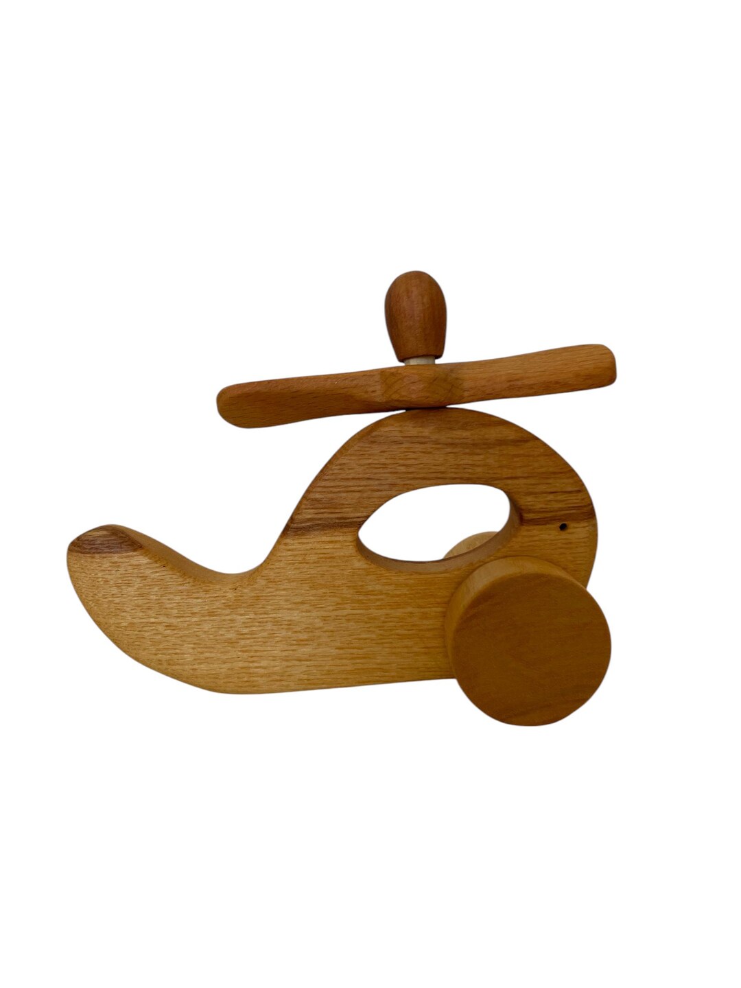 Handmade Organic Wooden Toy Helicopter for Kids 2 Years and up - Eco ...