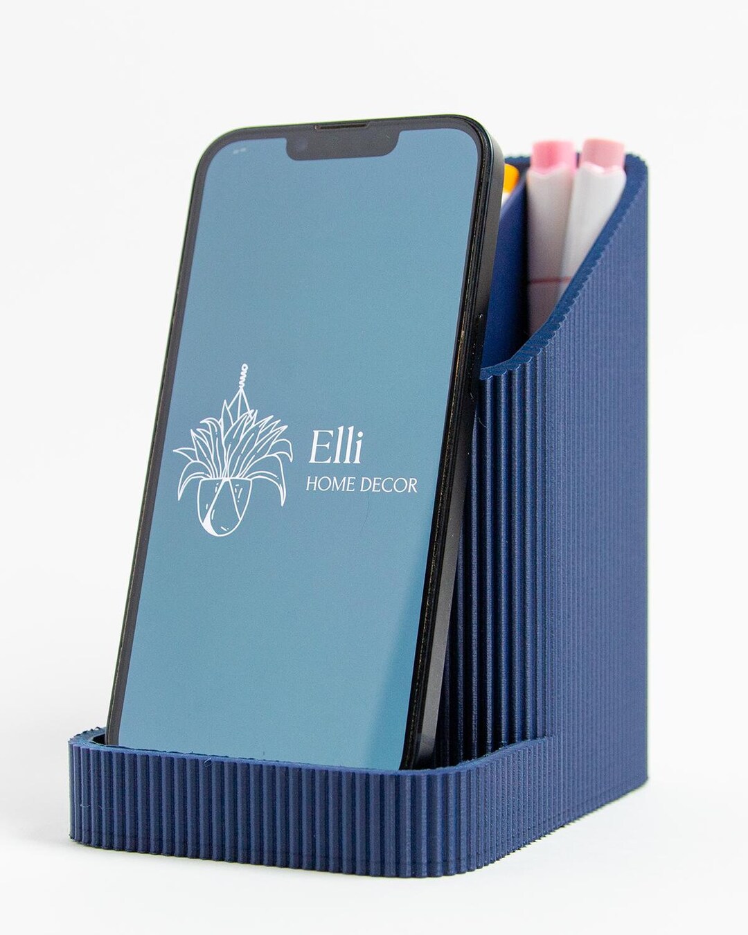 Desk Organiser With Phone Holder - Etsy