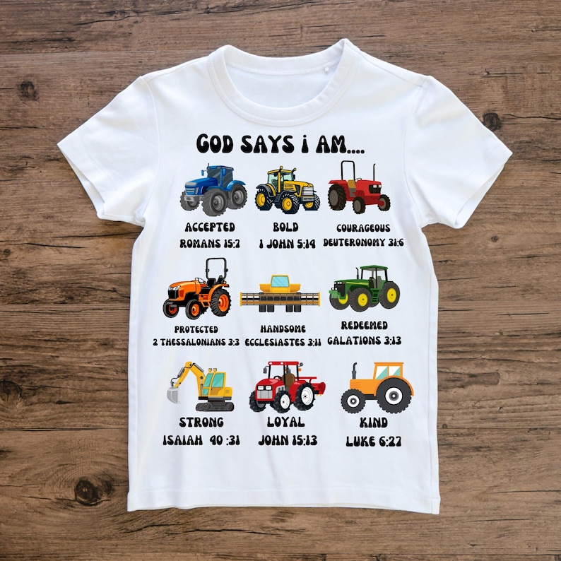 God Says I Am Png | Toddler T-shirt Design | Boy Toddler Design ...