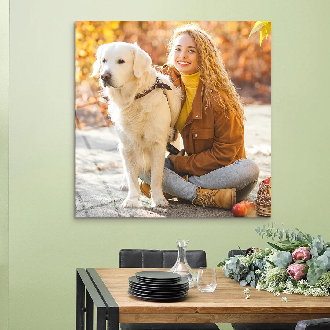 Custom Tempered Glass Photo Wall Art, Personalized Wedding Gift - Etsy