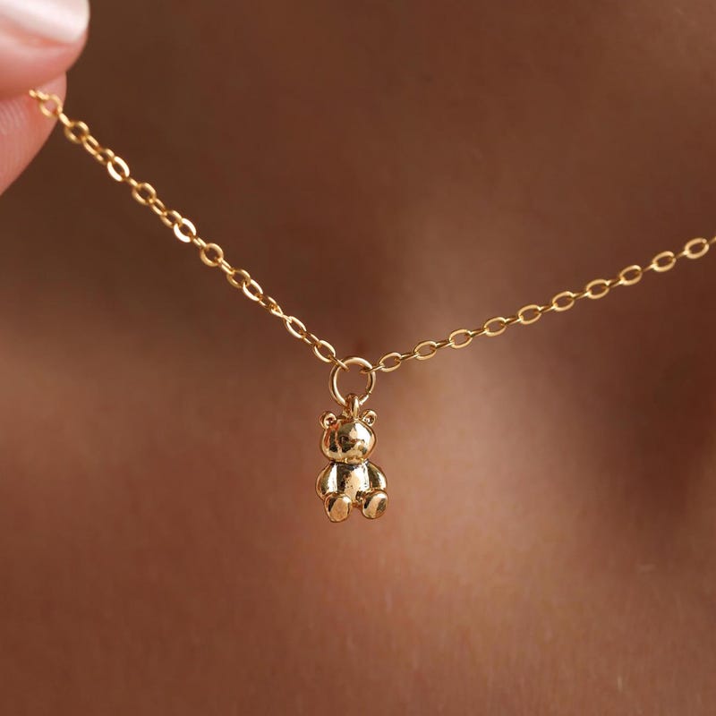 Mini Polar Bear Gold - Etsy