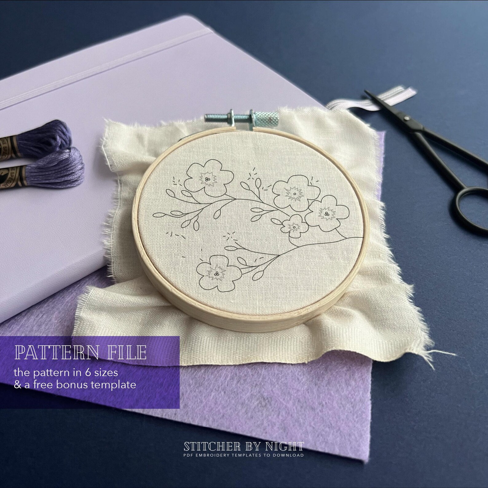 Sakura Embroidery Design Cherry Blossom Embroidery File Spring Flower ...