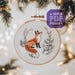 Baby Fox Embroidery Design, 4 Sizes, Instant Download - Etsy