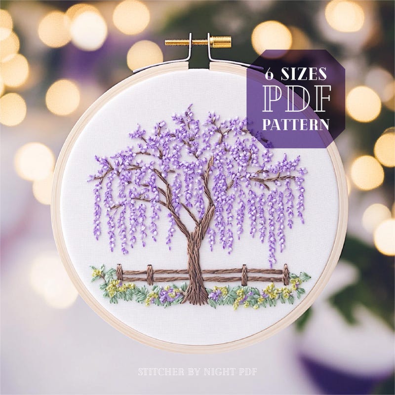 Willow Tree Embroidery - Etsy