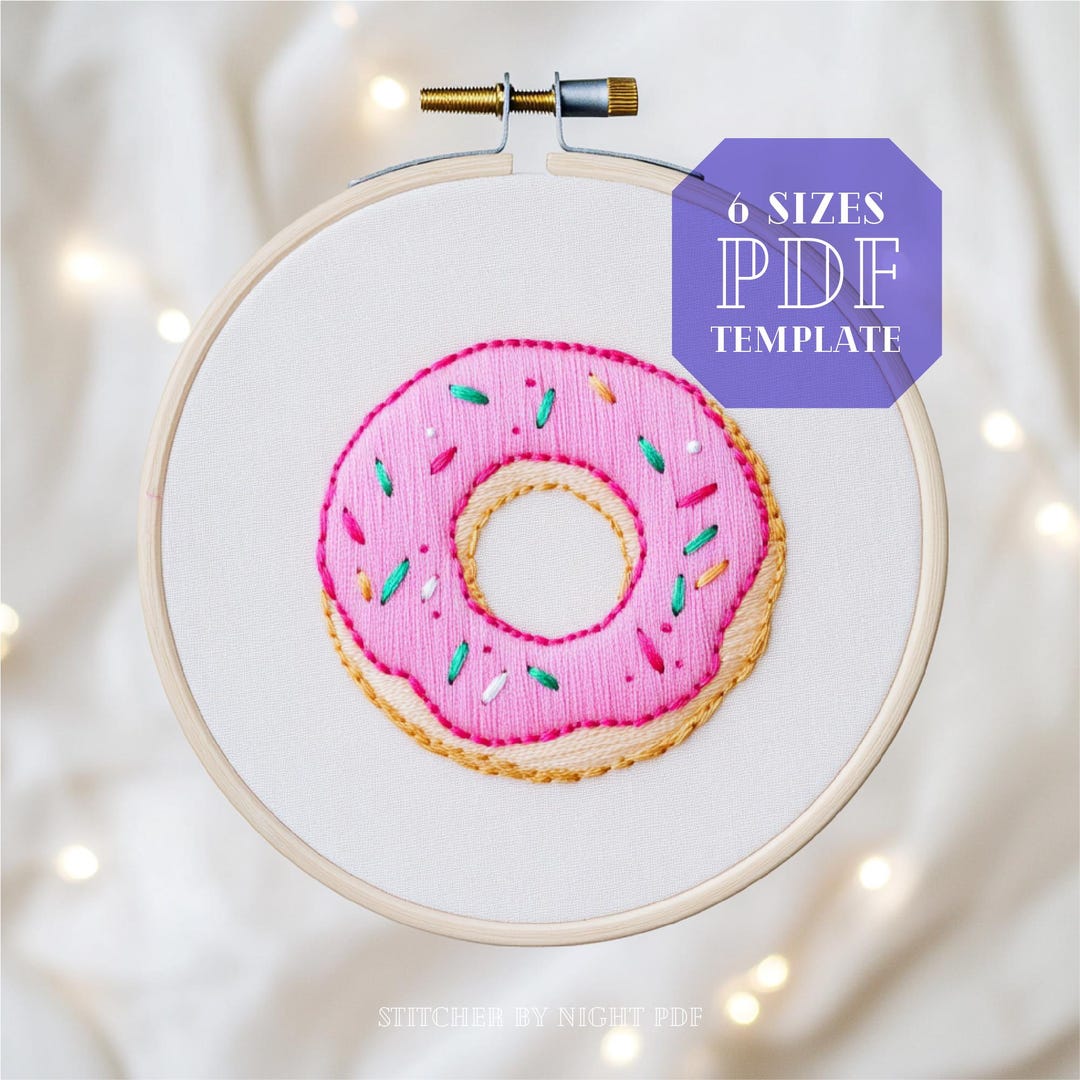 Donut Embroidery Design * Sprinkles Embroidery Design * Yummy ...