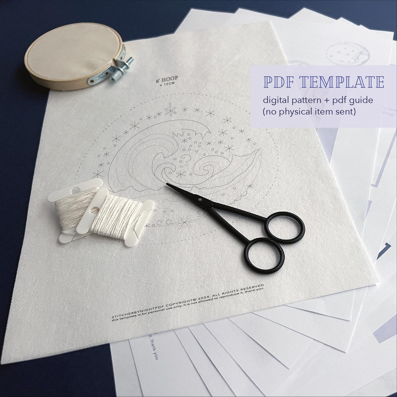 Zodiac Aquarius Embroidery Design Wave Embroidery Design Zodiac ...