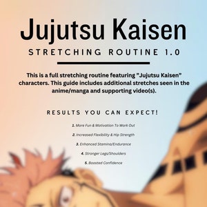 Jujutsu Kaisen Stretching Routine Bundle 1.0 (anime Workout) - Etsy