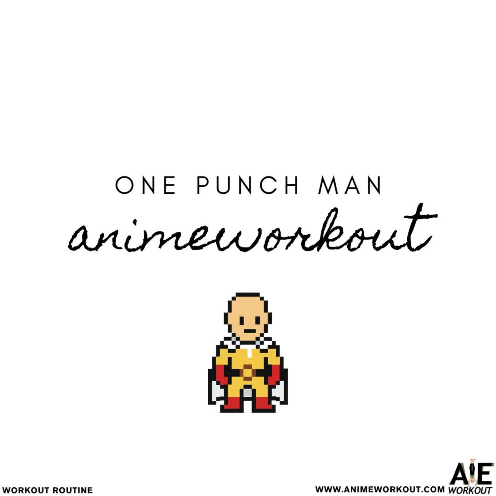 One Punch Man Training Routine 1.0 (anime Workout) - Etsy