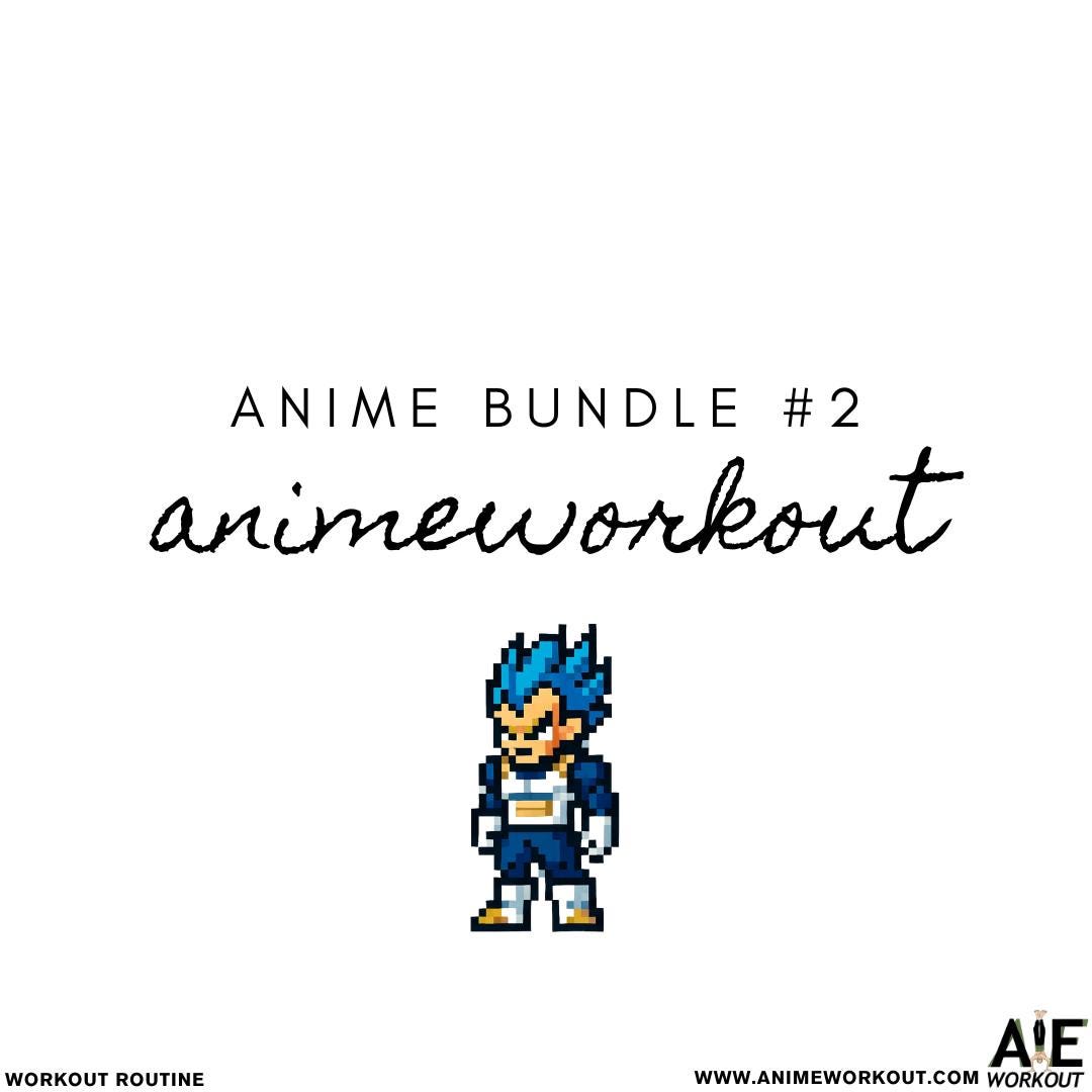 Anime Workout Bundle #2: Beginner Exercises & Stretches - Etsy