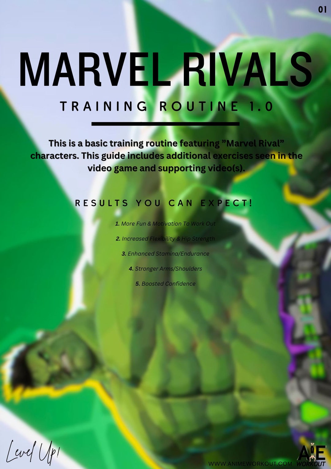 Marvel Rivals Training Routine 1.0 anime Workout - Etsy