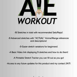 Baki Stretching Routine 1.0 (anime Workout) - Etsy