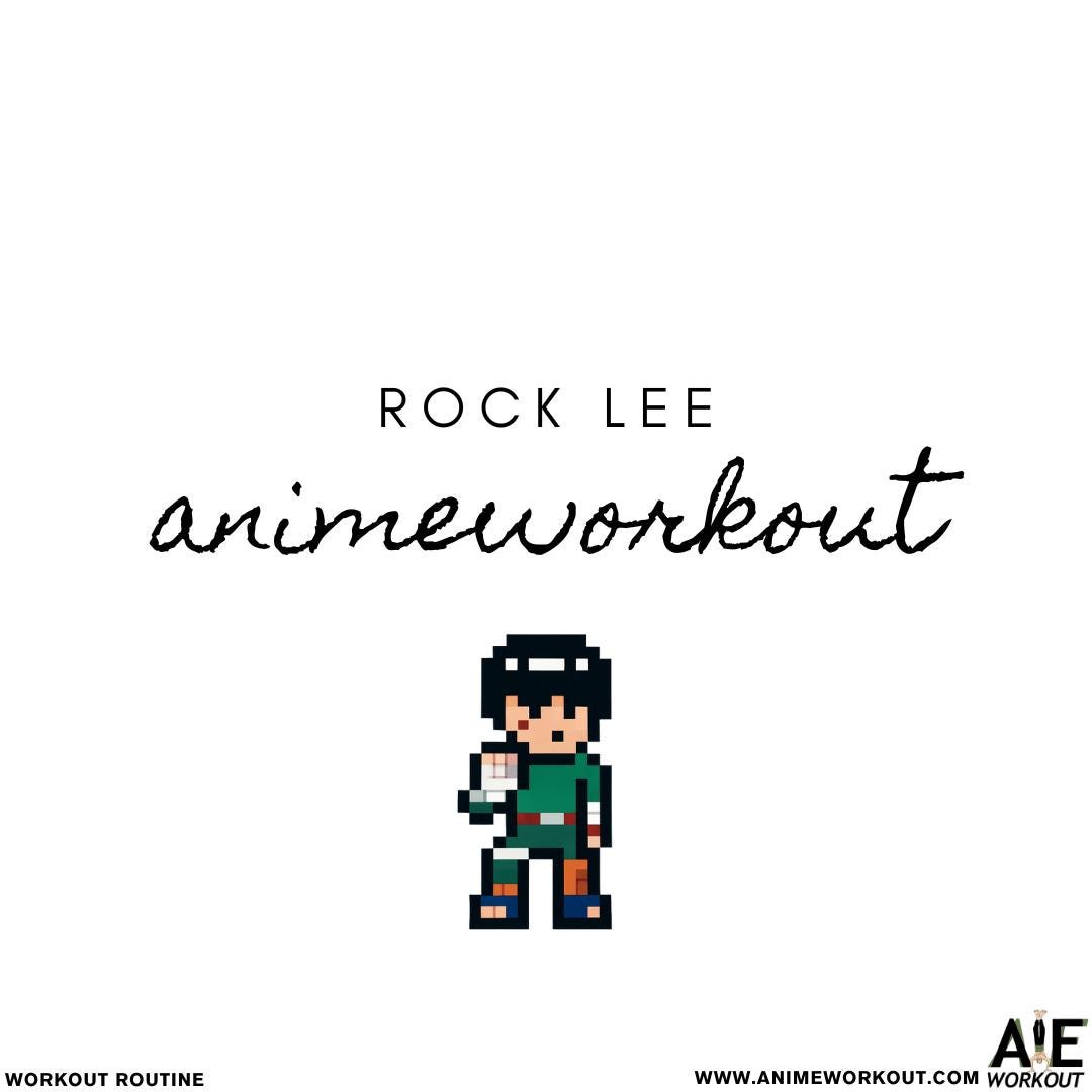 Rock Lee Training Routine 1.0 (anime Workout) - Etsy