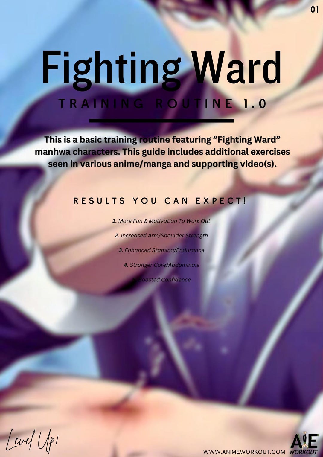 Fighting Ward Training Routine 1.0 (anime Workout) - Etsy