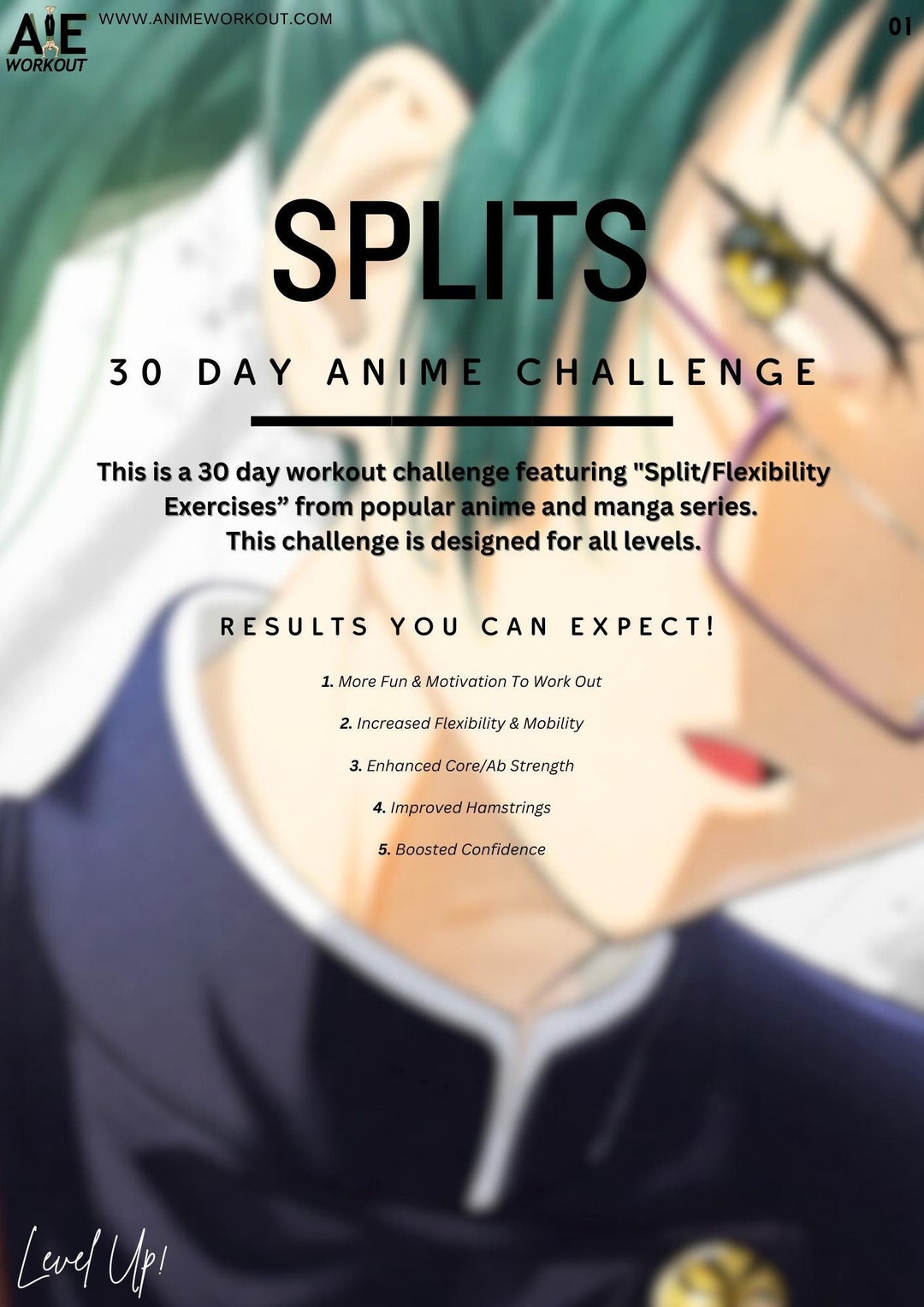 SPLITS (30-day Anime Challenge) - Etsy