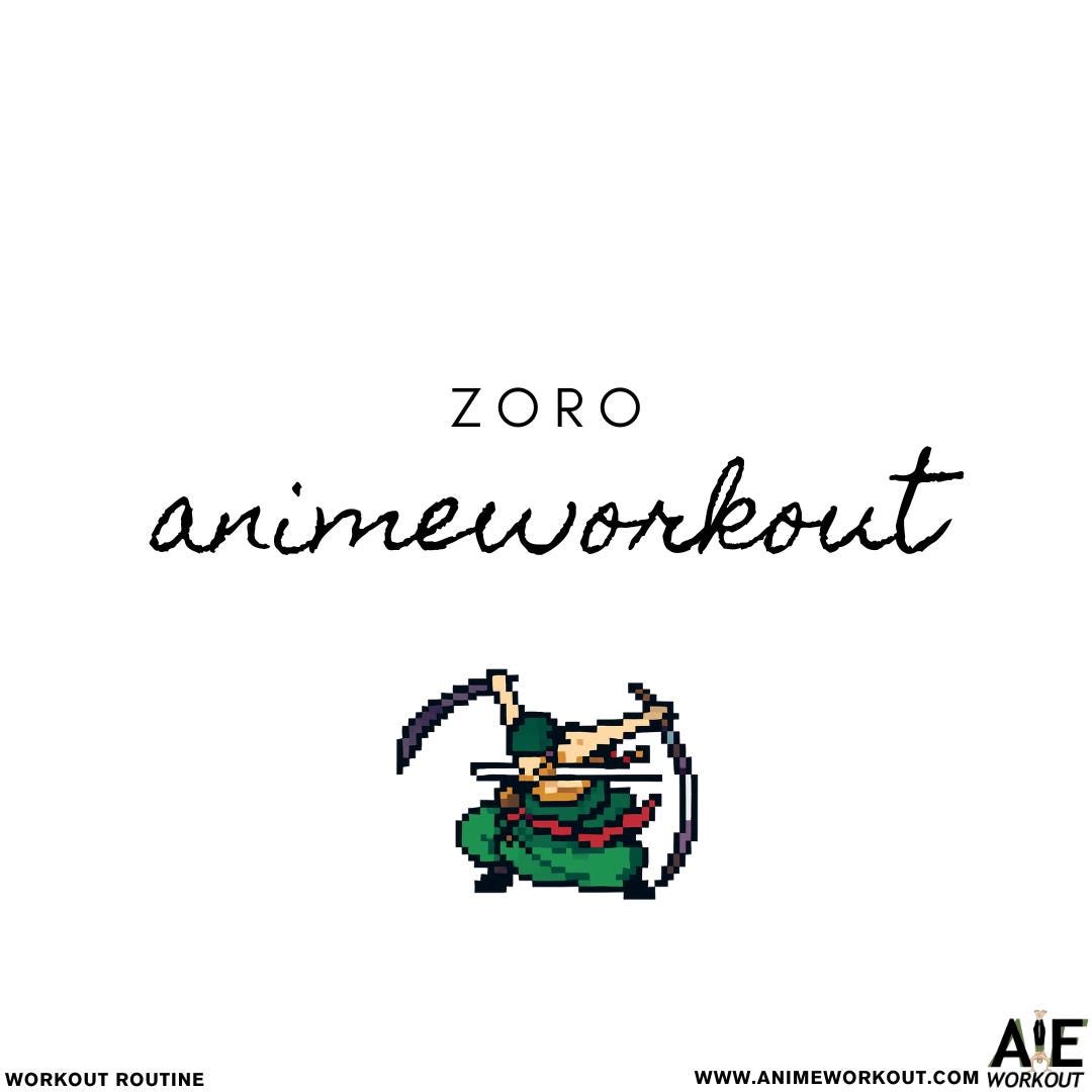 Zoro Training Routine 1.0 (anime Workout) - Etsy