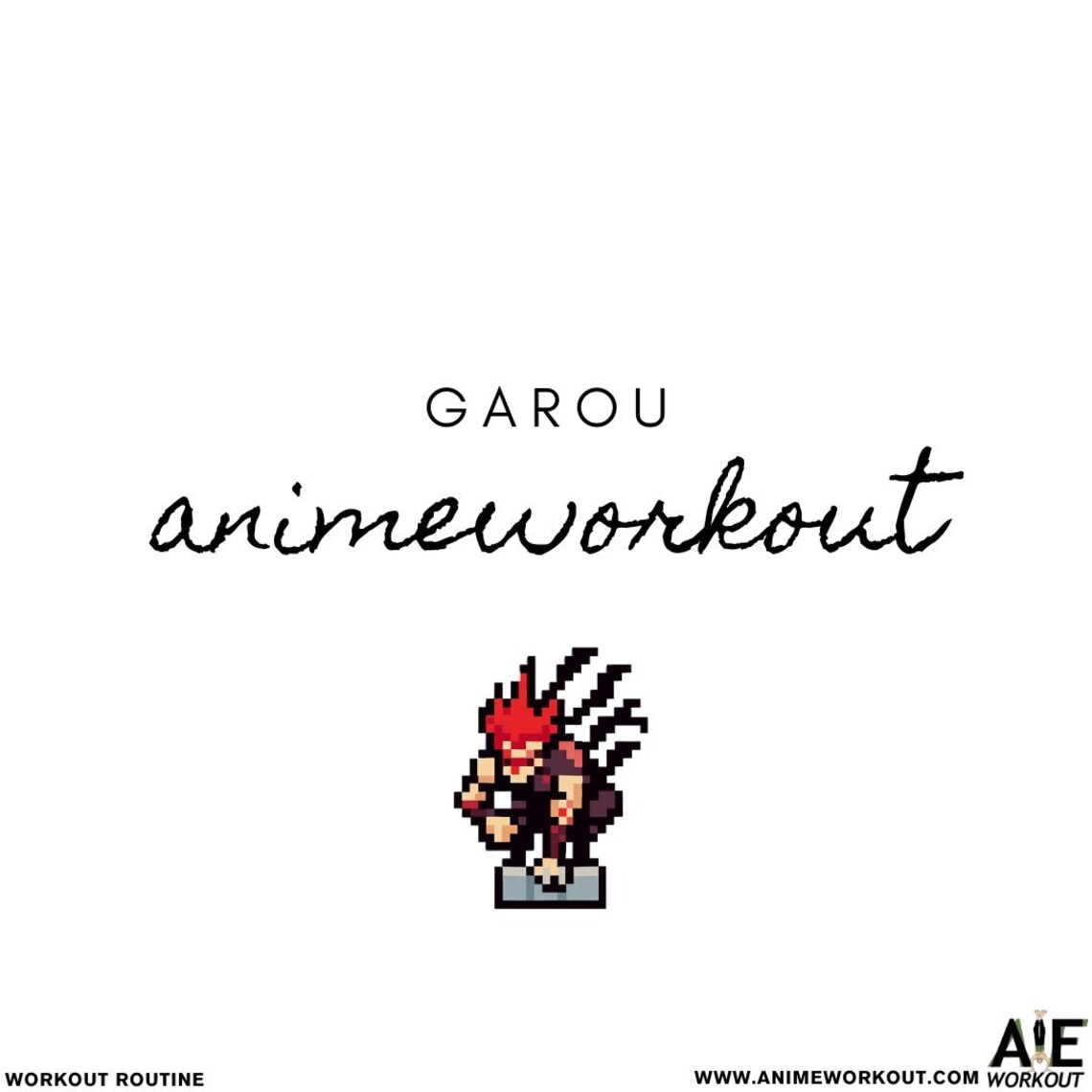 Garou Training Routine 1.0 (anime Workout) - Etsy