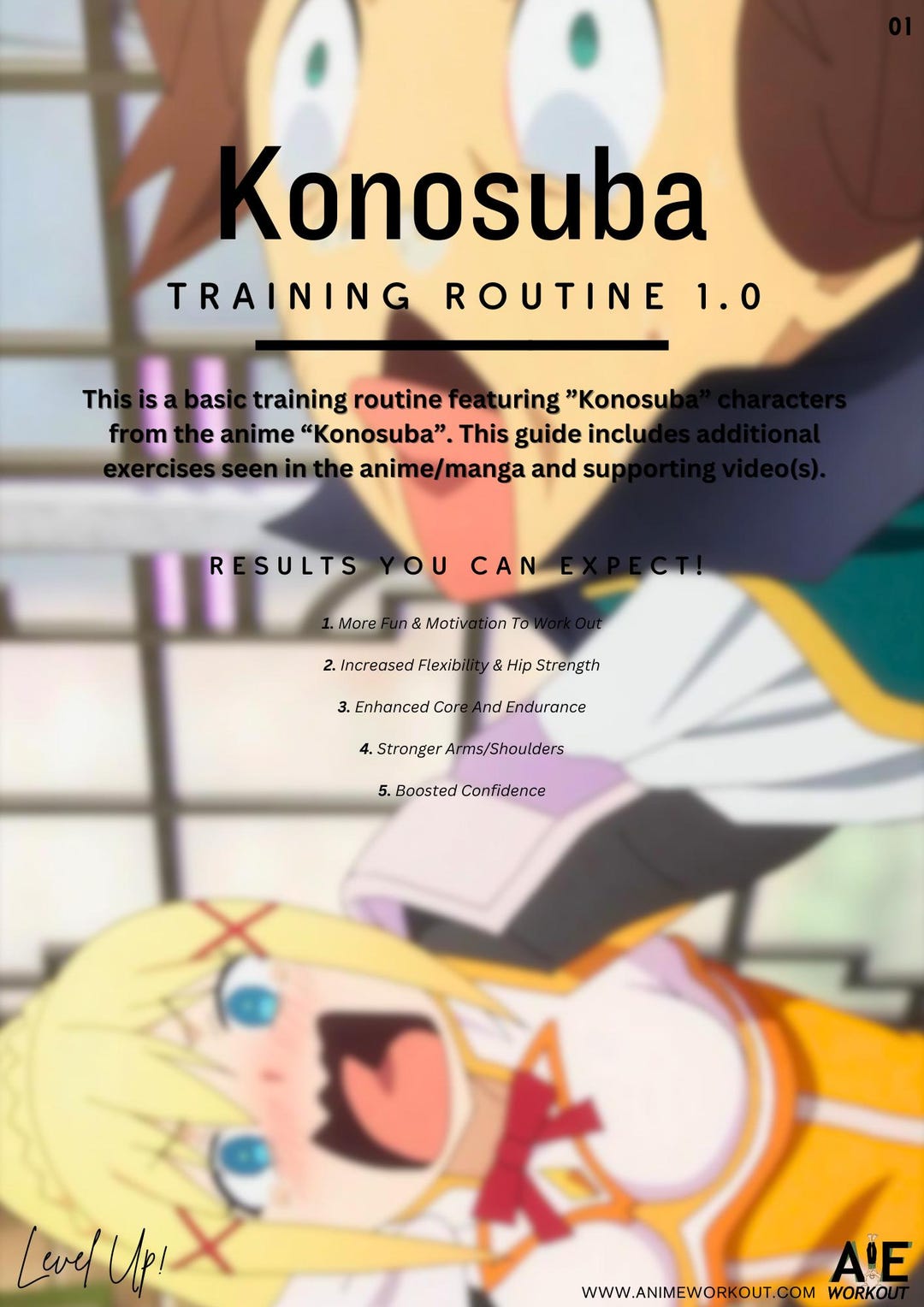 Konosuba Training Routine 1.0 (anime Workout) - Etsy