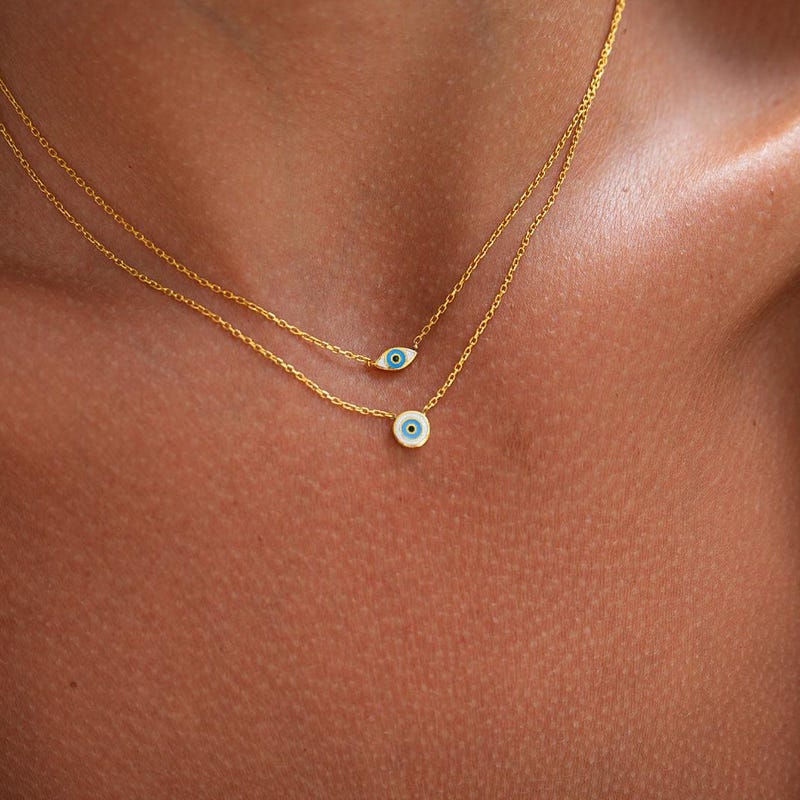 Evil Eye Mini Pendant - Etsy