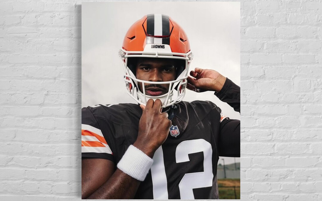 Shedeur Sanders Poster, Matte Vertical Posters - NFL Art Print for ...