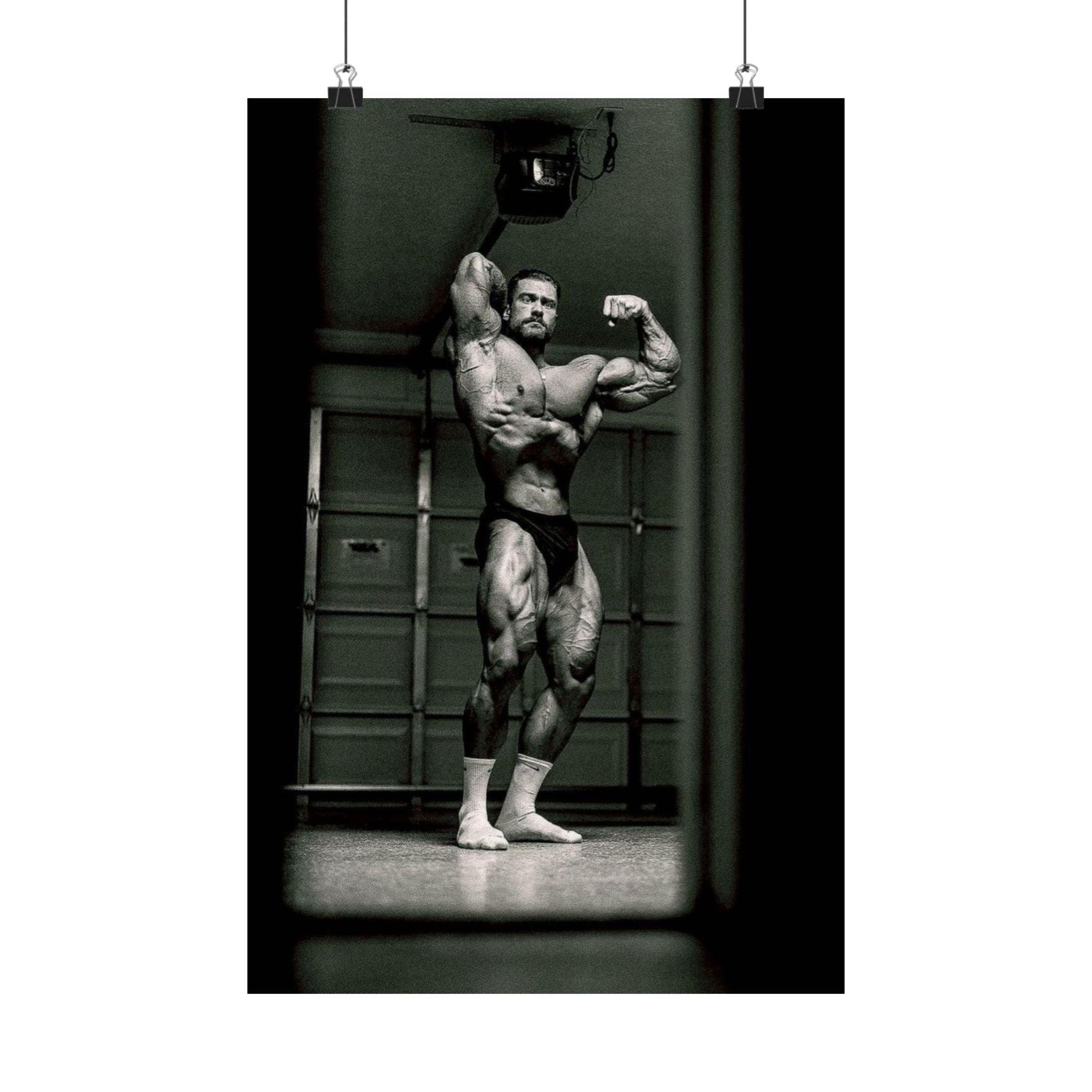 Cbum Chris Bumstead Posing Matte Vertical Poster for Dorm, Workout, Gym ...